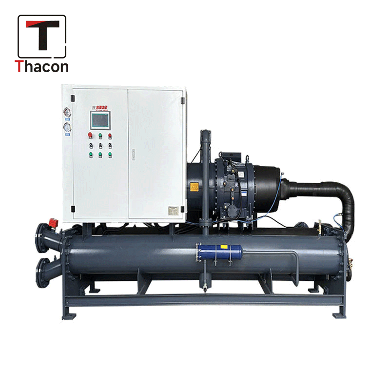 Corrosion- and acid- and alkali-resistant water-cooled screw units ...